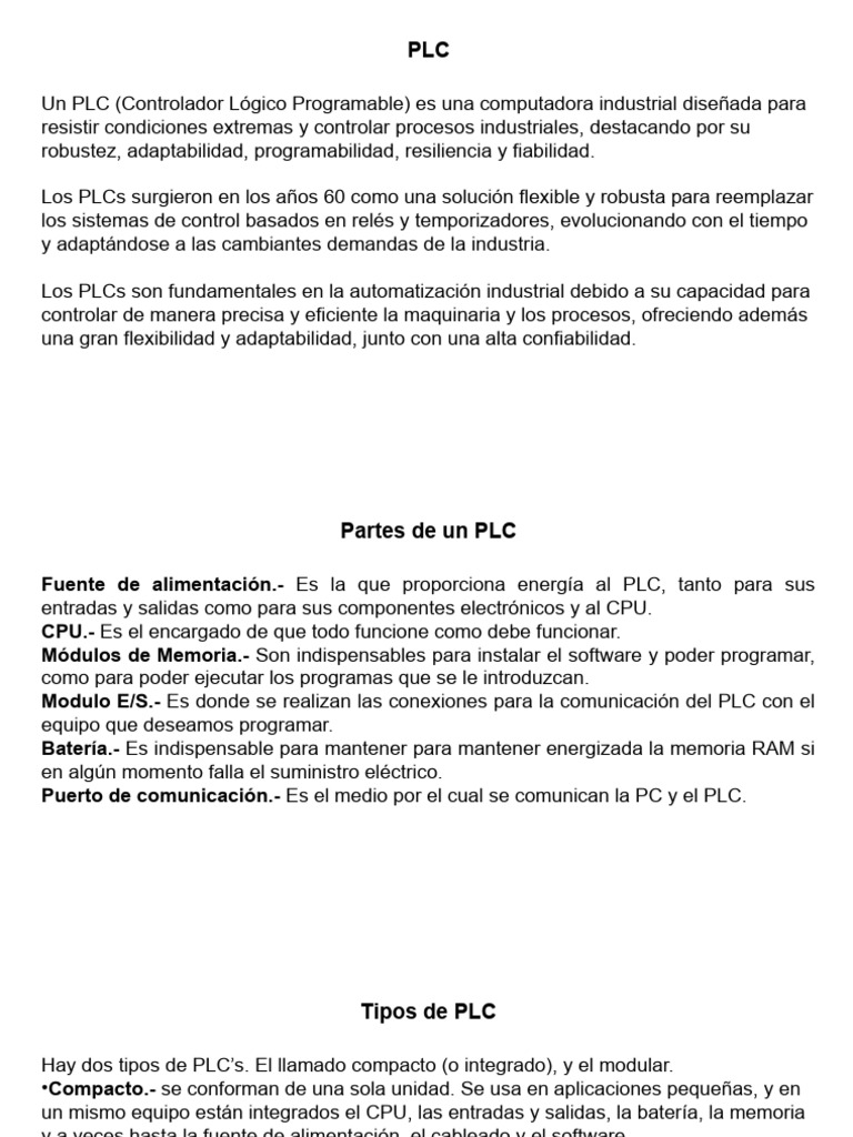 PLC | PDF