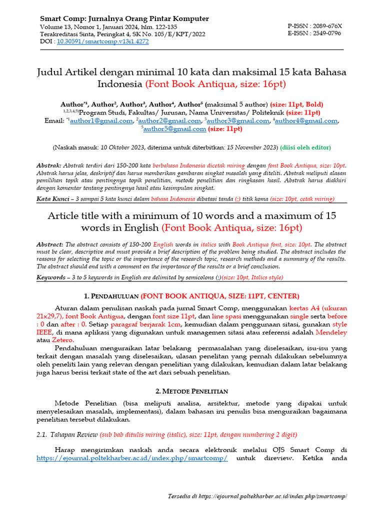 Smart Comp-Template 2024 | PDF