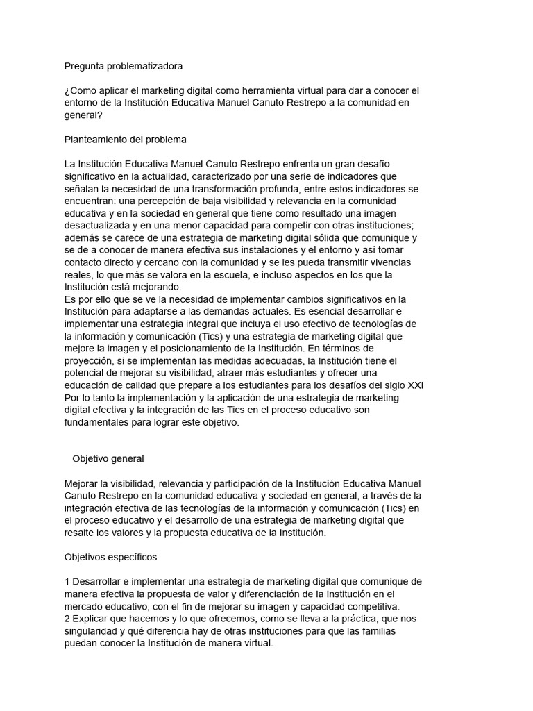 Proyecto de grado | PDF | Publicidad digital | Marketing