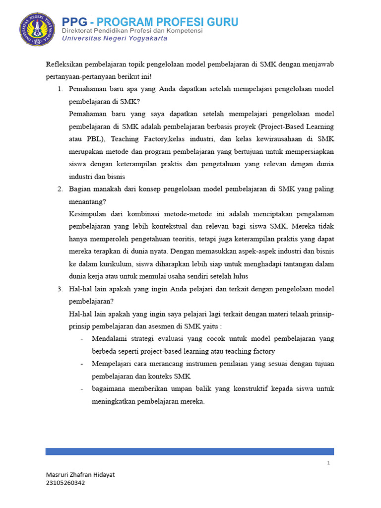 PPA 2 - T2 - Aksi Nyata | PDF