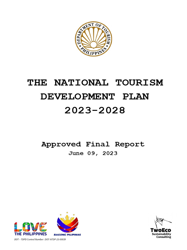 DOT-NTDP-23-00039 - Department of Tourism - National Tourism Development Plan 2023-2028-2 | PDF ...