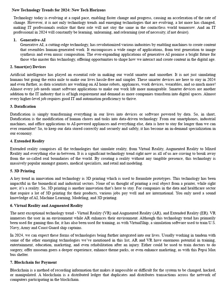 Current Future Trends of Media and Information | PDF | Augmented ... Current Future Trends of Media and Information | PDF | Augmented ...