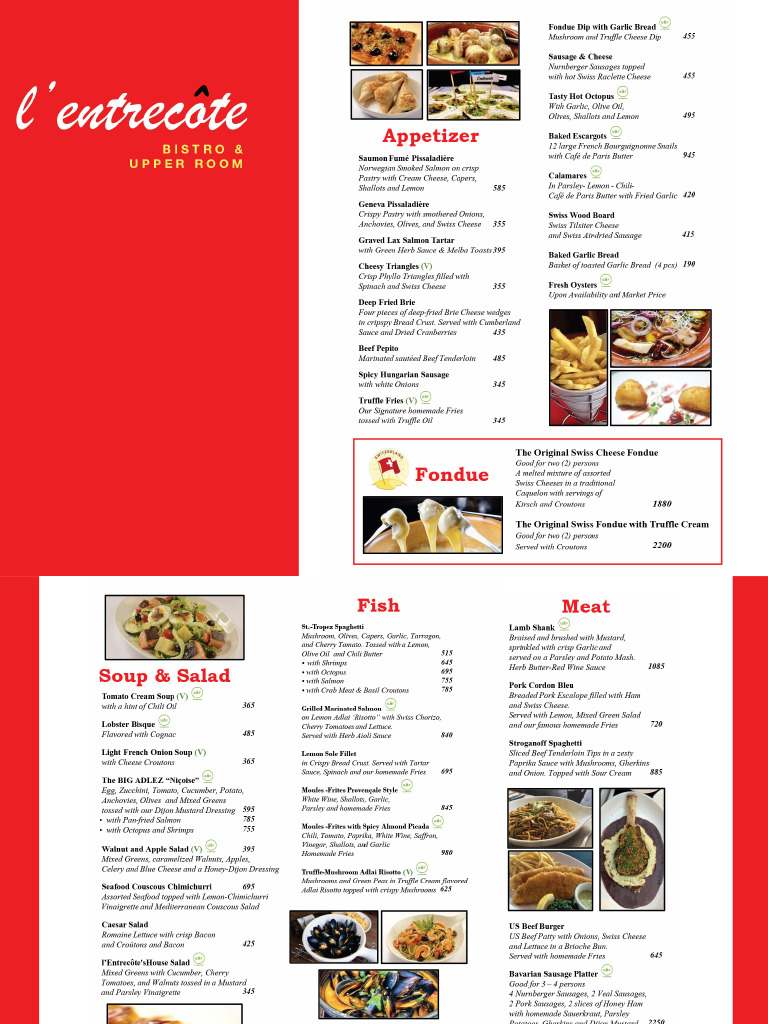 Sample menu | PDF