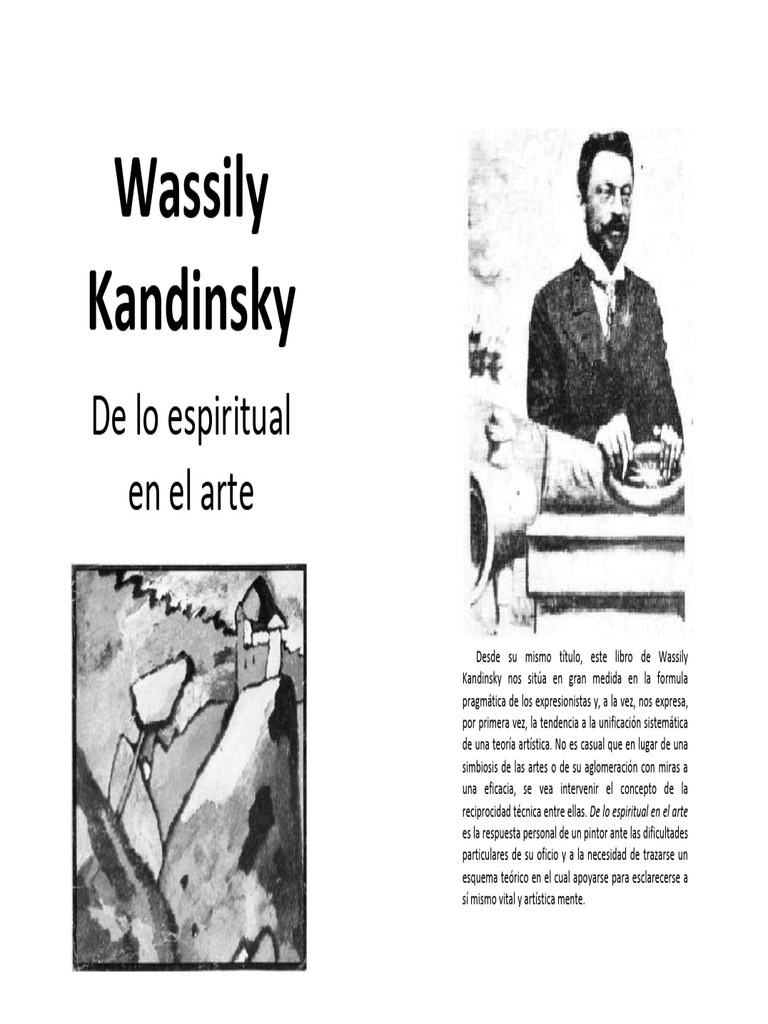 De Lo Espiritual en El Arte - Vassily Kandinsky | PDF | Pinturas | Impresionismo