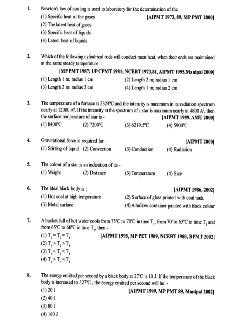 11th Physics | PDF | Temperature | Heat