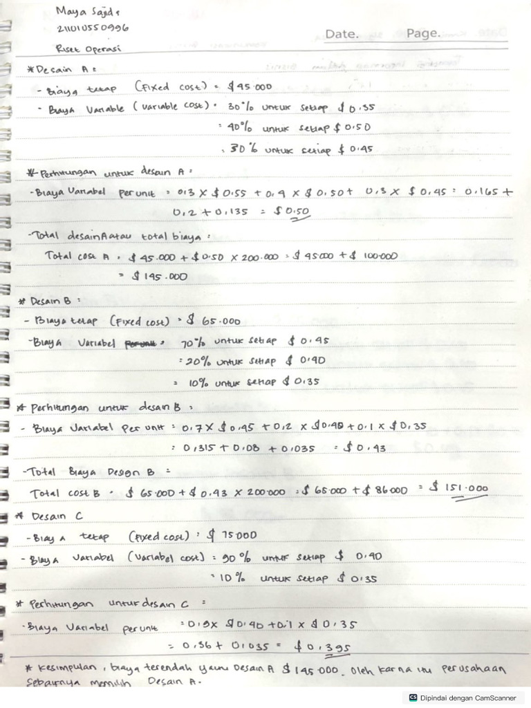 Riset Operasi Maya | PDF