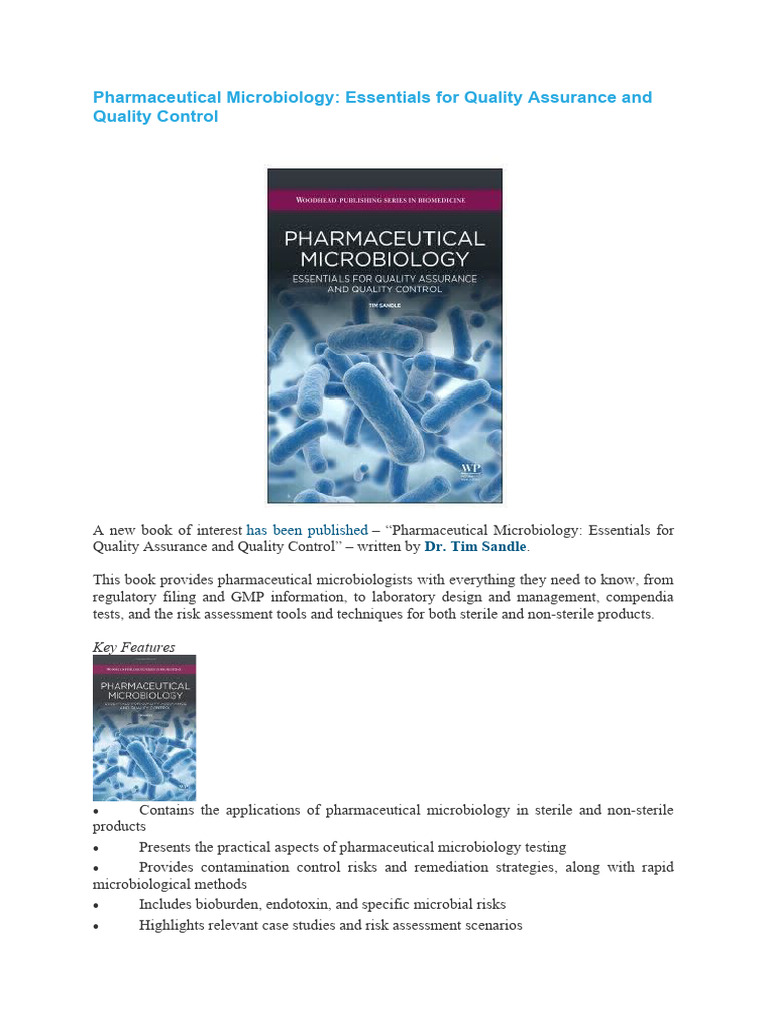 Pharma Microbiology Essentials | PDF | Microbiology | Life Sciences