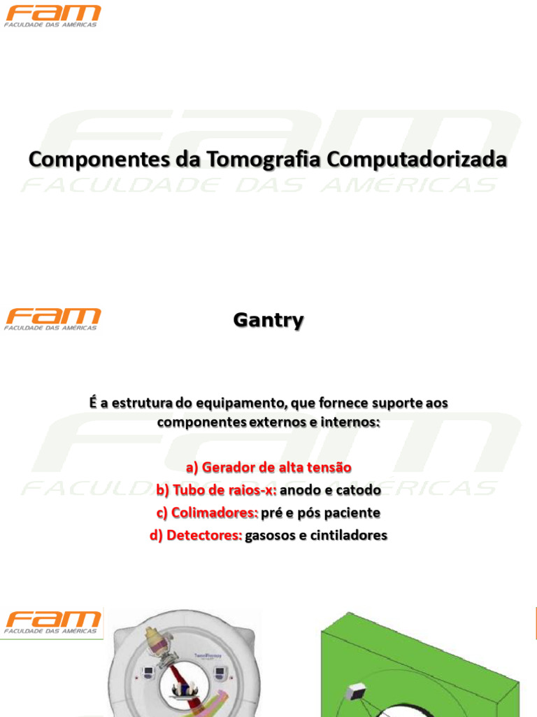 Componentes do Tomógrafo e Funções | PDF | Raio X | Tomografia ...