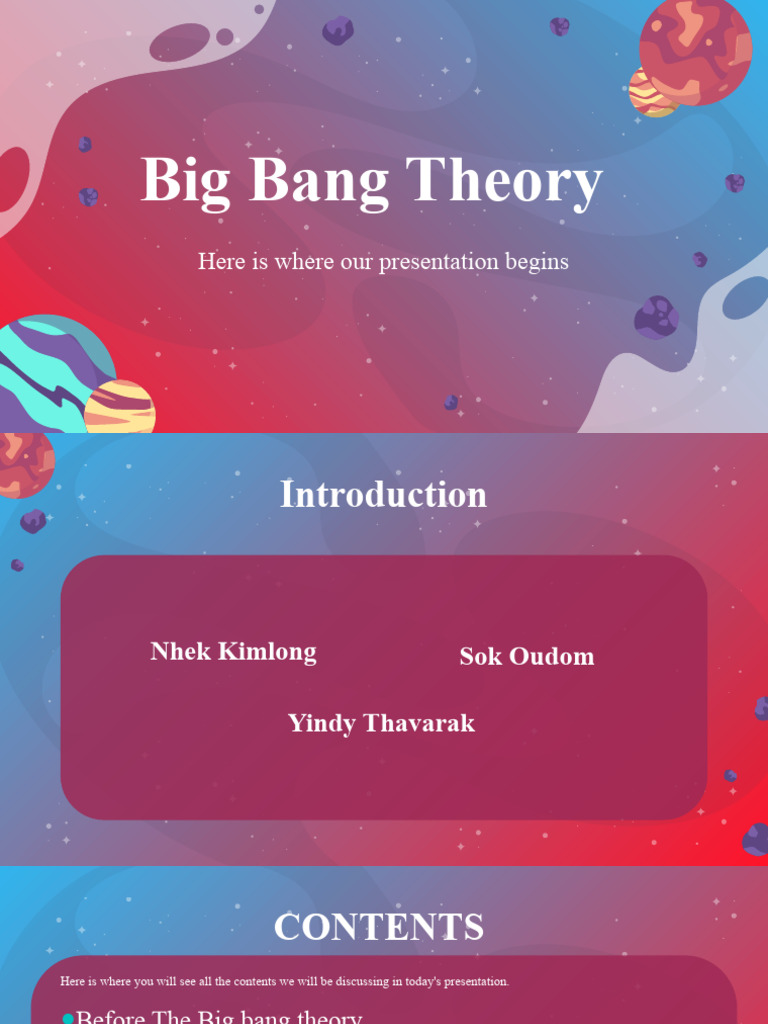 Big Bang Theory | PDF | Big Bang | Universe