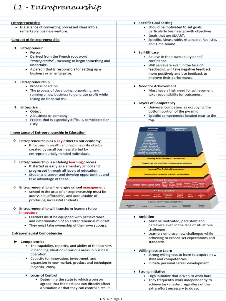 Entrepreneurship Reviewer (G12) | PDF | Entrepreneurship | Product ...