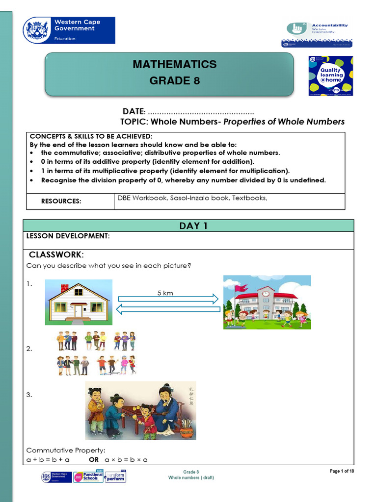 Maths GR 8 22 Feb 26 Feb | PDF | Ratio | Mathematics