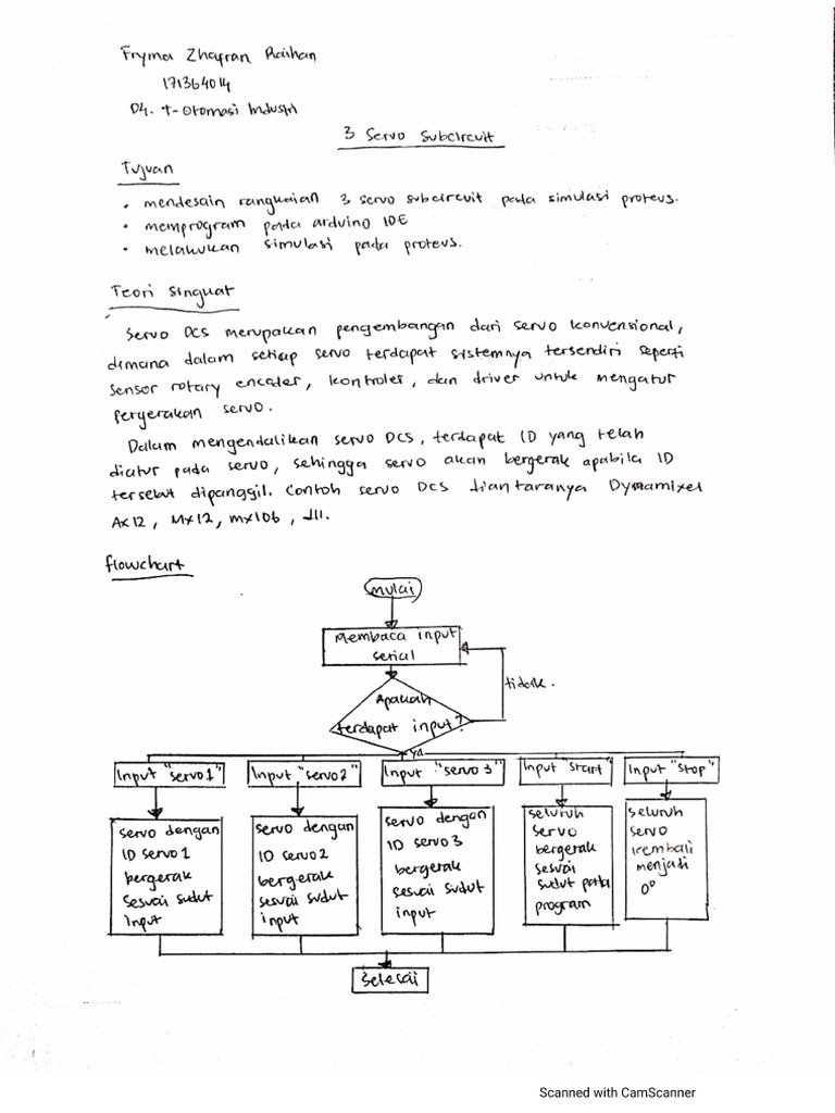 Laporan Prak 3 Servo Sub-Circuit | PDF