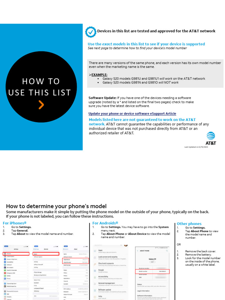devices-working-on-att-network | Download Free PDF | Mobile Telecommunications User Equipment ...