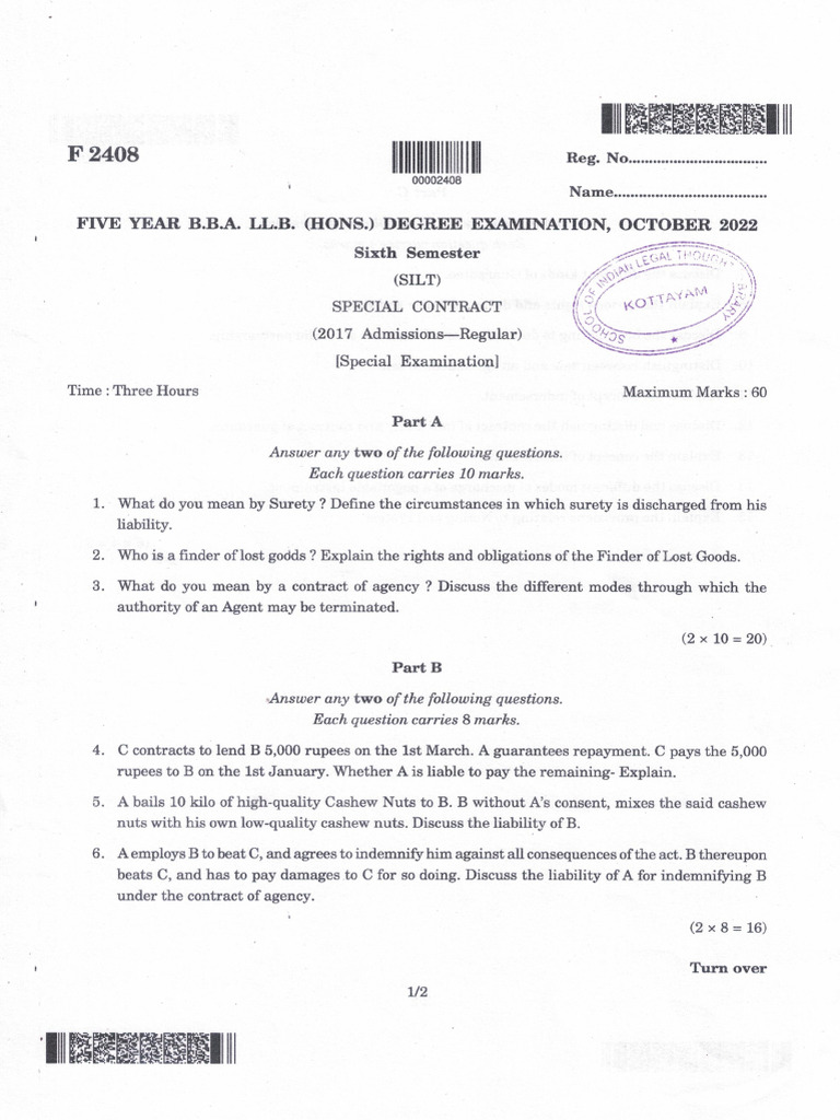 Special Contract F2408 Oct 2022 | PDF