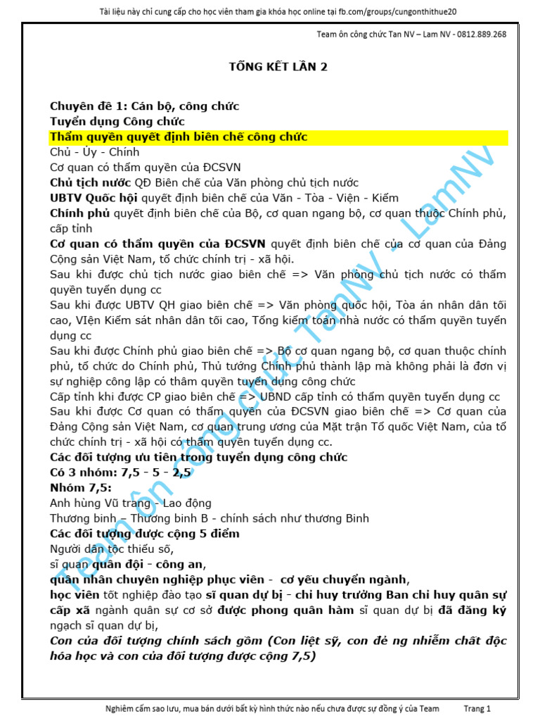 Tong Ket KTC Lan 2 | PDF