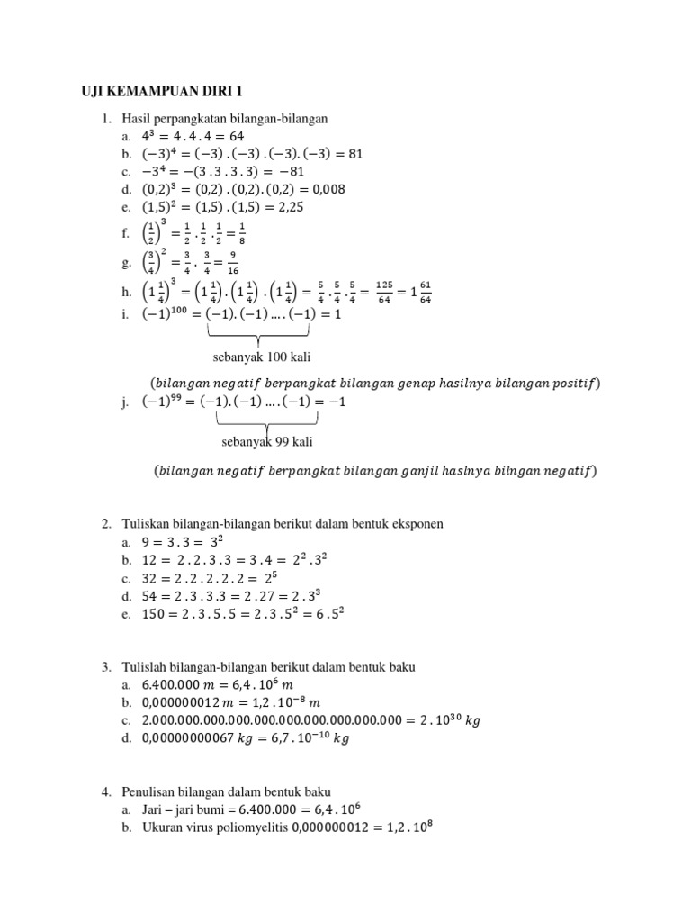 KJ - Matematika - SMK 1 - Arif Ediyanto | PDF