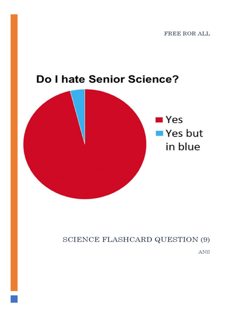 Science Flashcard Ans | PDF | Meiosis | Carbon Dioxide