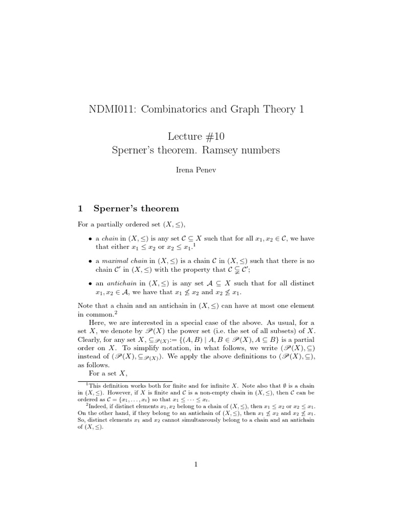 KG1 W2020 Lecture 10 | PDF | Vertex (Graph Theory) | Mathematical Concepts