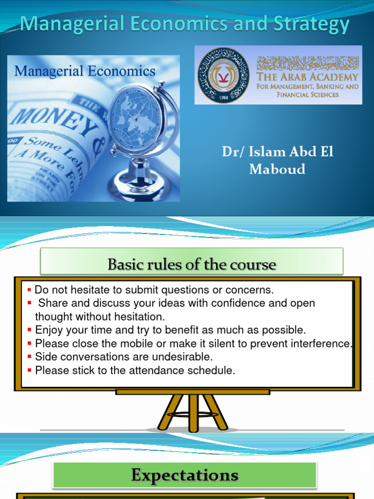 managerial economics 1 | PDF | Economics | Market (Economics)