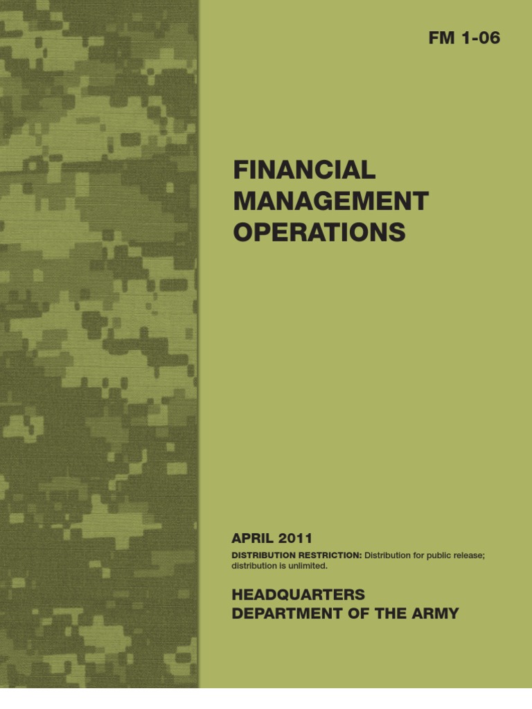 FM1 06 | PDF | United States Army | Internal Control