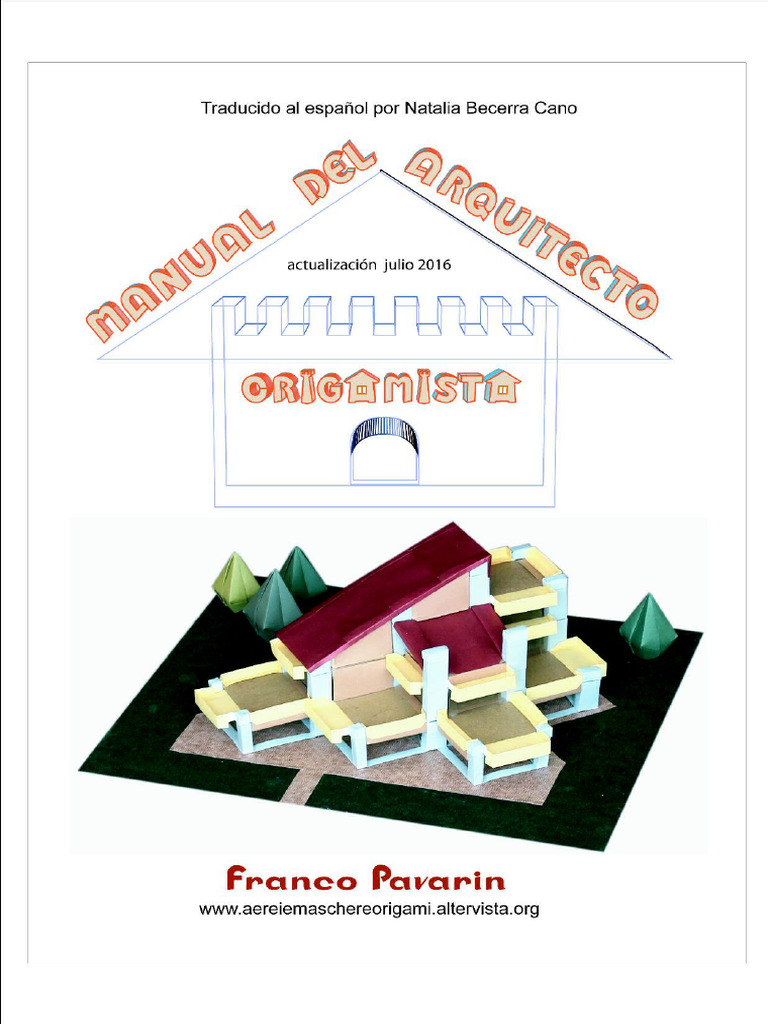 MANUAL DEL ARQUITECTO ORIGAMISTA (FRANCO PAVARIN) (Z-Library) | PDF