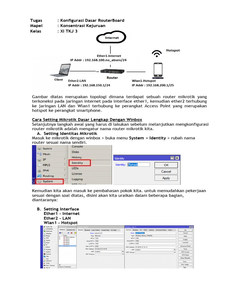 1.4 Modul Ajar Konfigurasi Router | PDF