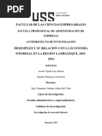 Causas y Consecuencias de La Informalidad | PDF | Business | Ciencias económicas