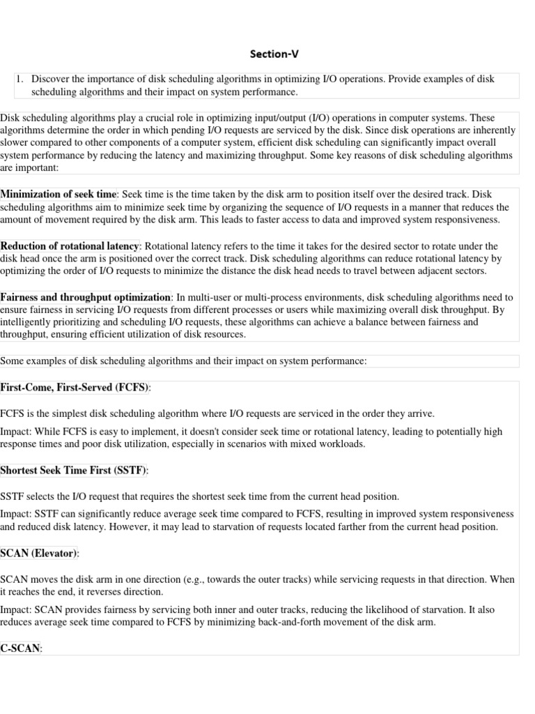 OS-5th Unit - QB | PDF | File System | Information Security