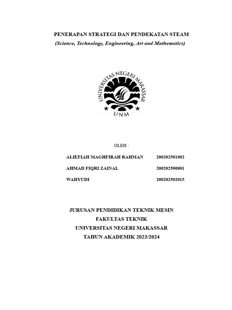 Strategi Pembelajaran STEAM Efektif | PDF | Seni