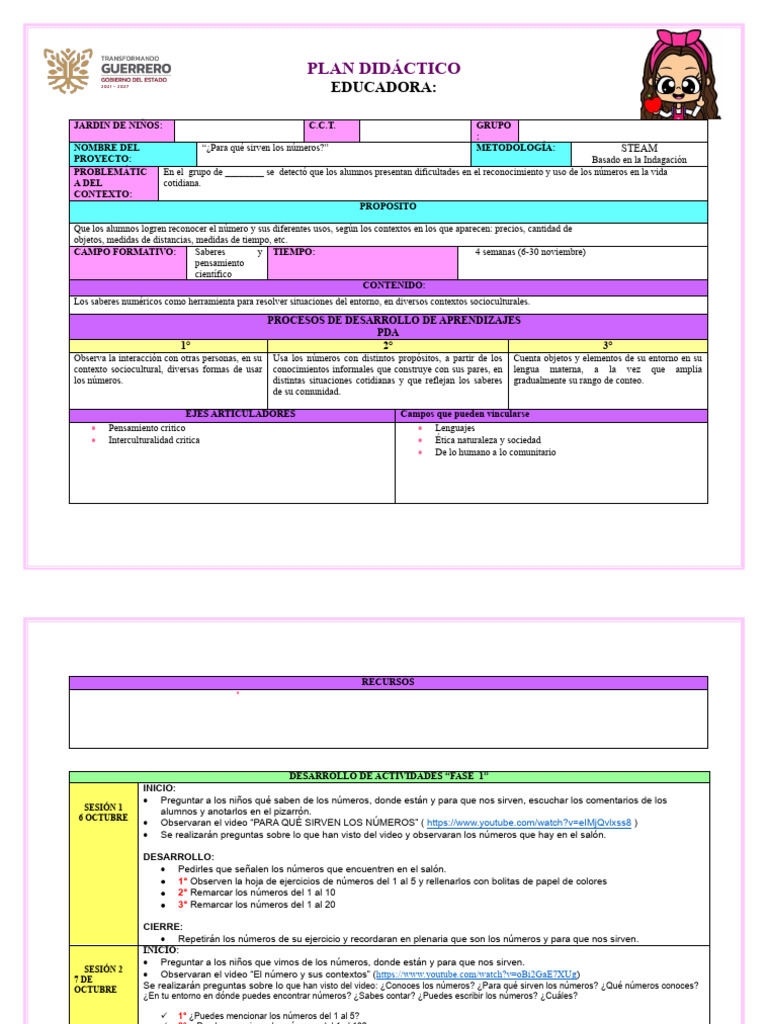 Jardin de Niños Naye | PDF | Educación de la primera infancia