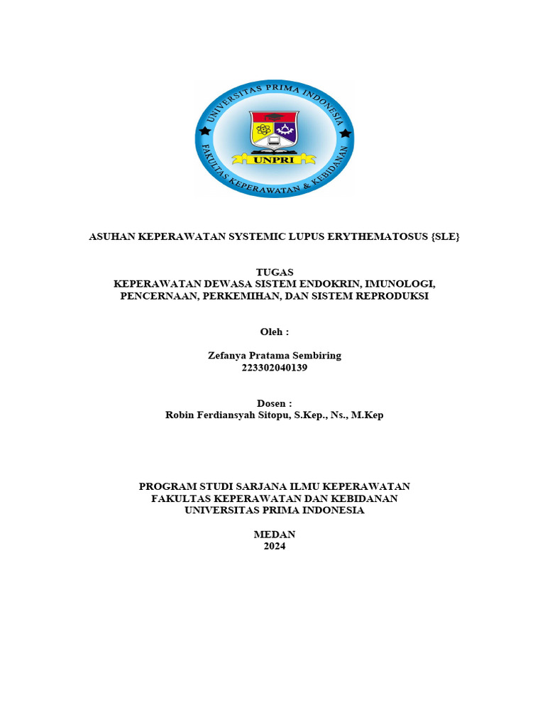 Asuhan Keperawatan SLE pada Pasien | PDF | Pengembangan Diri ...