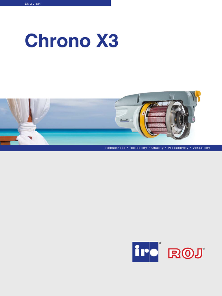 Chrono X3 Brochure GB | PDF | Yarn | Manufactured Goods