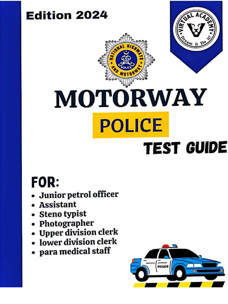 Motorway Police Test Notes | PDF