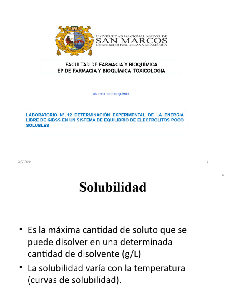 Pract 12 ENERGIA LIBRE - DETERMINACIÓN DEL KPS DEL BITARTRATO DE POTASIO | PDF | Solubilidad ...
