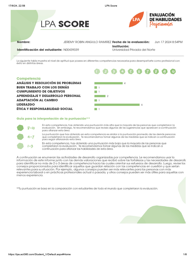 2 Lpa - Jeremy Robin Angulo Ramirez - 2024!06!17 | PDF | Comportamiento ...