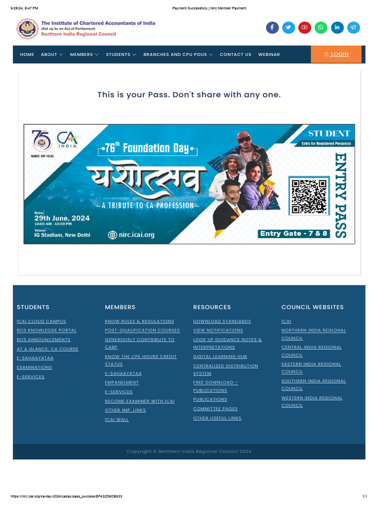 Entry Pass - Ravi | PDF