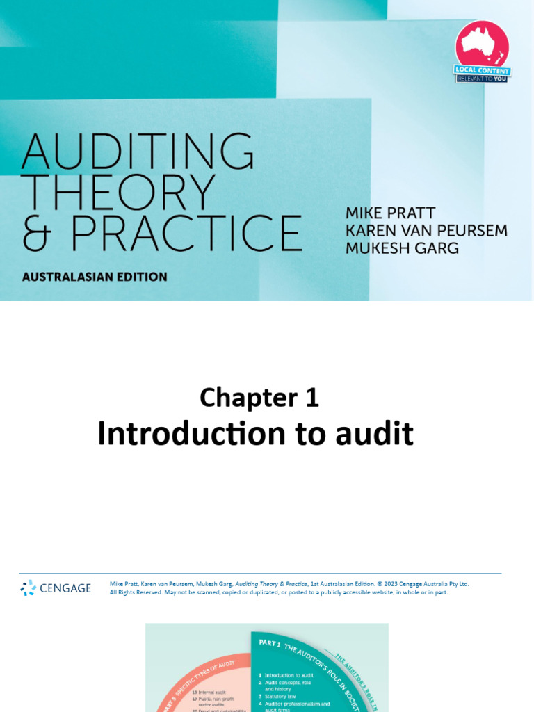 Auditing CH 1 Introduction To Audit | PDF | Audit | Financial Audit