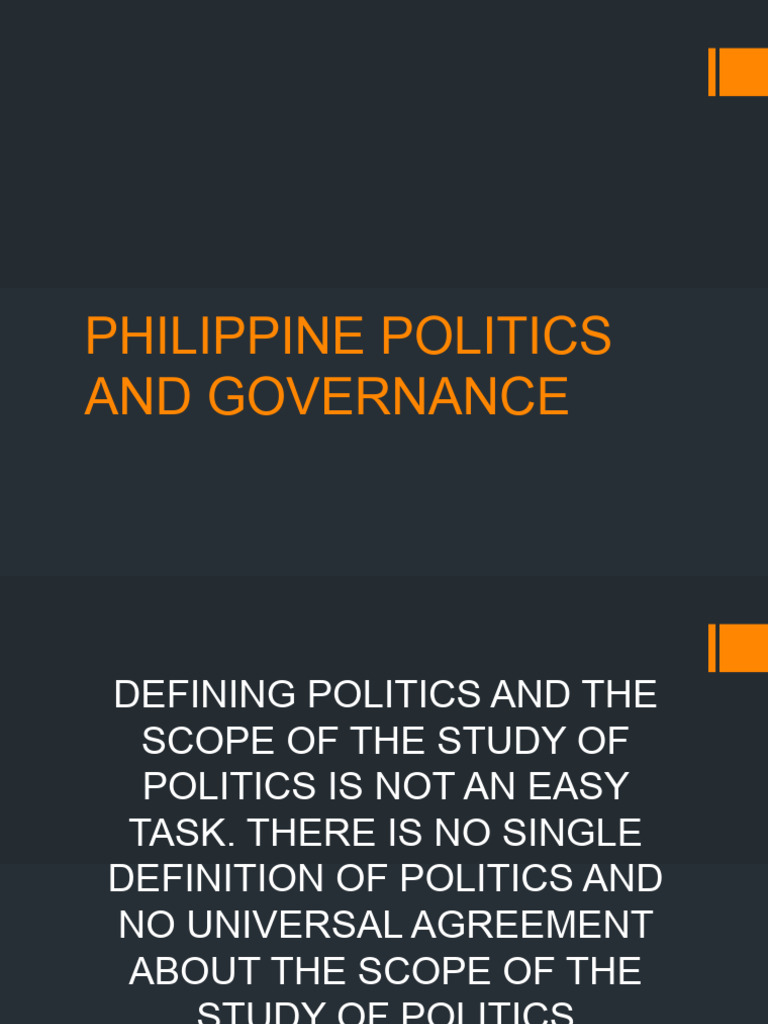 Understanding Philippine Politics | PDF