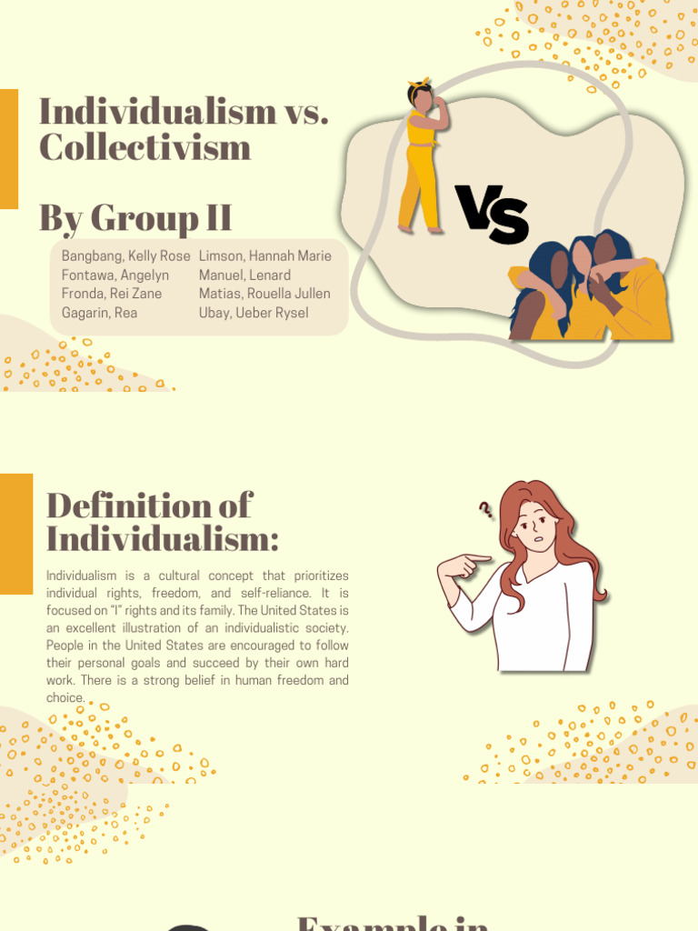 Individualism Vs Collectivism | PDF | Individualism | Social Psychology