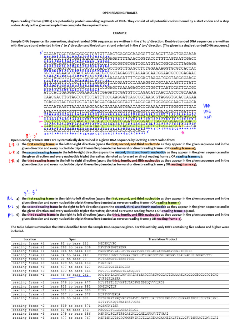 parasite module | PDF | Open Reading Frame | Genetics