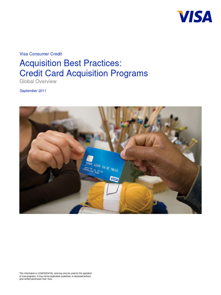 Visa - Credit Card Acquisition Best Practices | PDF | Credit Card ...