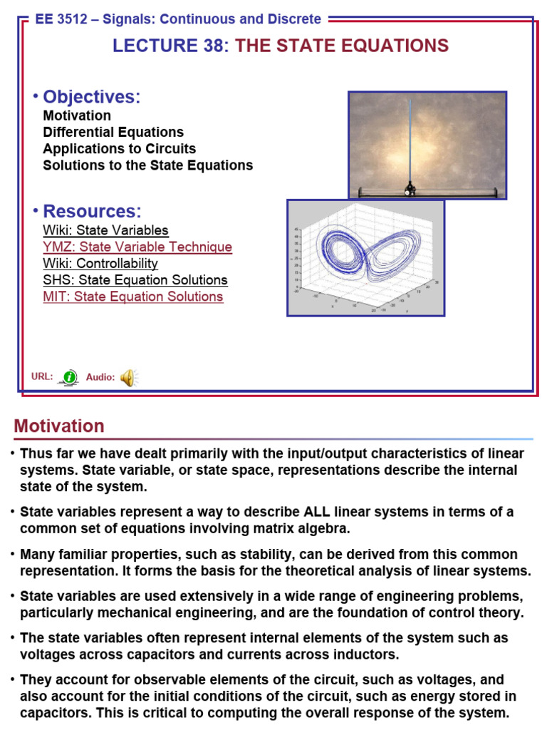Lecture 38 | PDF | Electrical Network | Linear Map