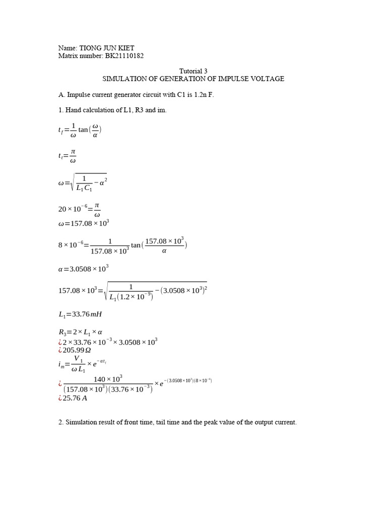 Tutorial 3(HV) | PDF | Simulation | Reliability Engineering