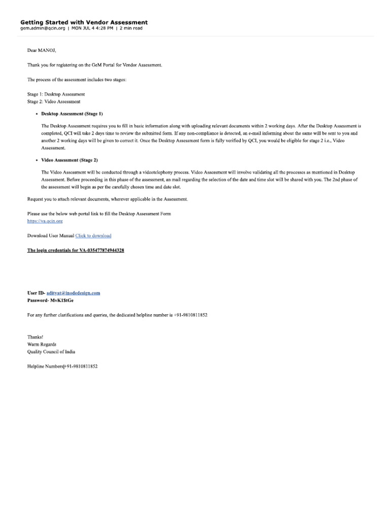 Gem Assessment | PDF