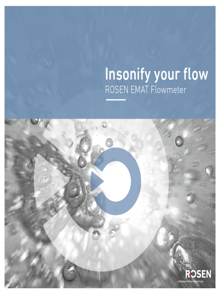 ROSEN Group - EMAT Flowmeter | PDF | Flow Measurement | Natural Gas