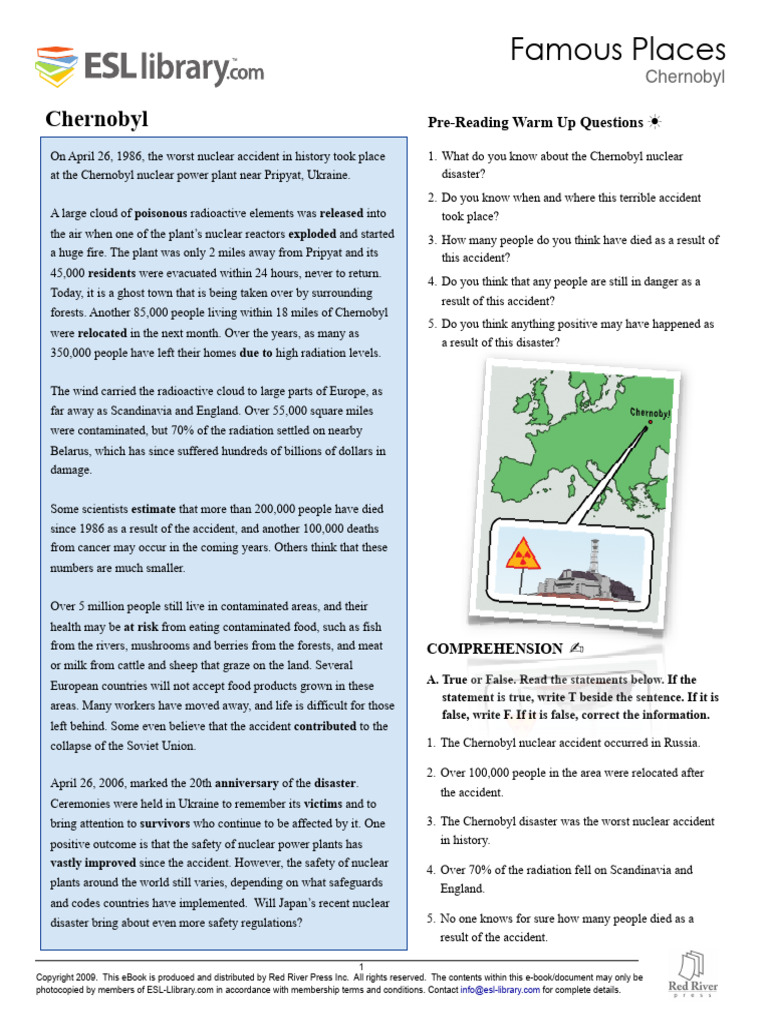 Chernobyl-Disaster-1 | PDF | Chernobyl Disaster | Nuclear And Radiation ...