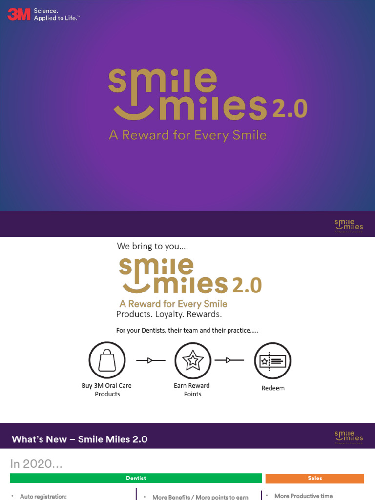 3M Smile Miles 2020 - Channel Partner | PDF | Voucher | Loyalty Program