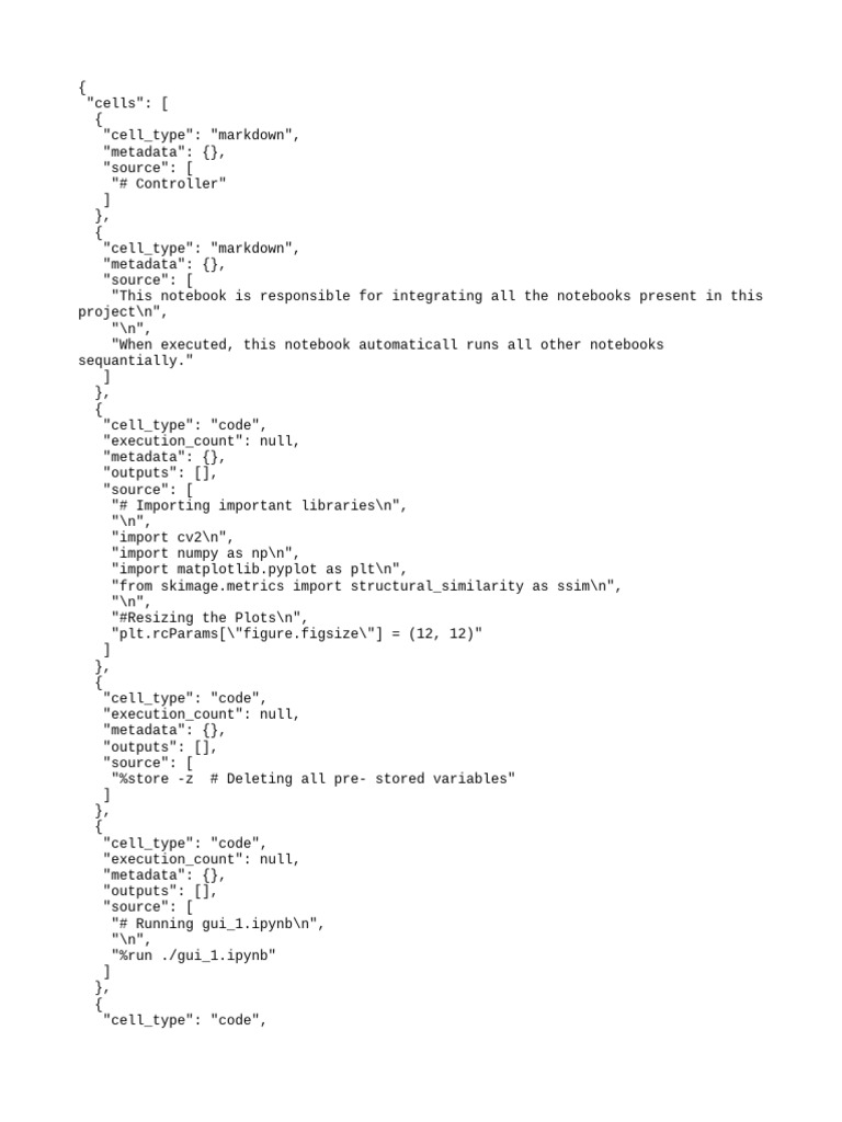 Controller Ipynb | PDF | Software Development | Computer Science Controller Ipynb | PDF | Software Development | Computer Science