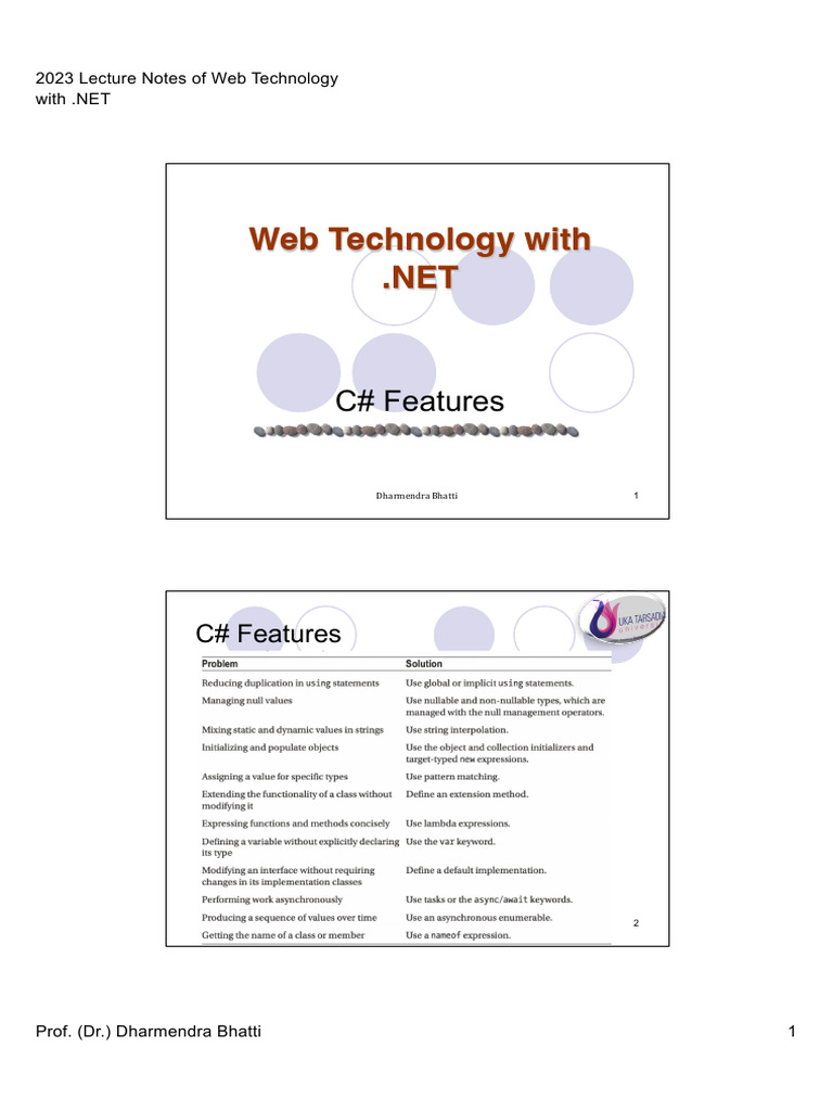 WebTechnology With .NET Unit-2 | PDF | Http Cookie | Anonymous Function