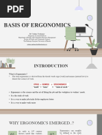 10 Principles of Ergonomics | PDF | Chair